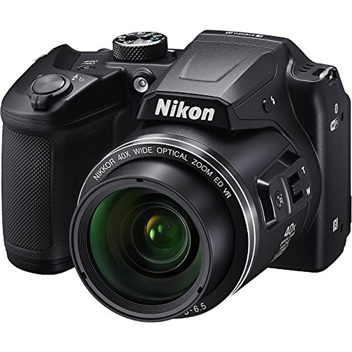 Nikon Coolpix B500 Wi-Fi Digital Camera (Black) with 32GB Card + Batteries & Charger + Case + Tripod + Flash Kit (Renewed)