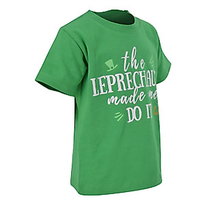 Green Funny Girls Boys St Patricks Day Shirt for Kids Toddlers Children's St Patrick's Irish T Shirt Place Outfit (3t, Green)