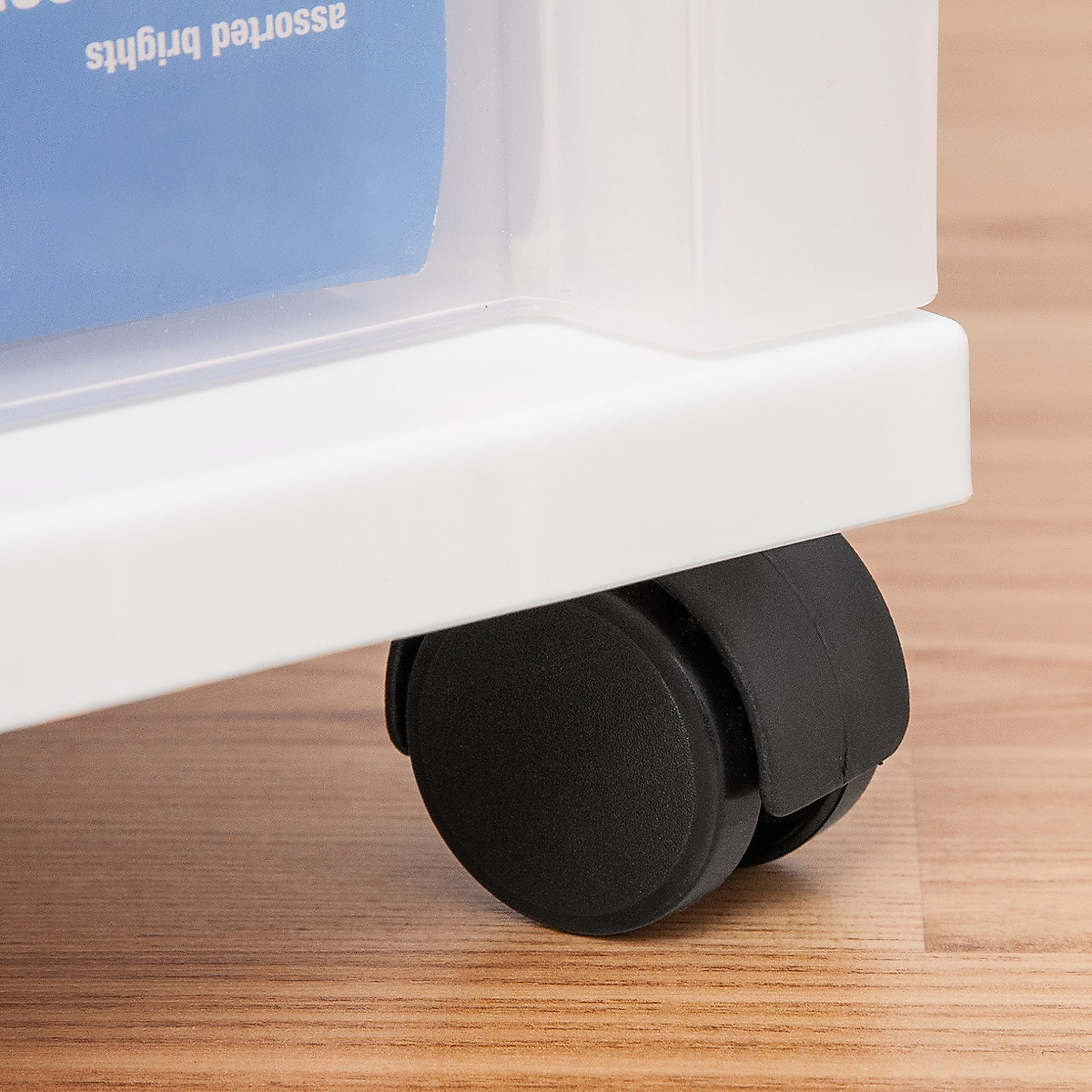 IRIS USA MC-341-NS Storage Drawer Cart, 5 WHT CLR, White