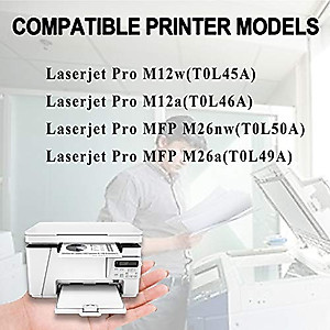 79A | CF279A Toner Cartridge (Black,2 Pack) Replacement for HP Pro M12w M12a MFP M26nw M26a Toner Kit Printer