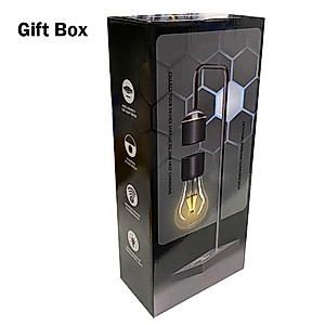 Floatidea Magnetic Levitating Lamp with Phone Wireless Charger Levitation Floating Light Bulb Novelty Love Lamp for Valentine's Day Birthday Anniversary Romantic Christmas Gift Decoration