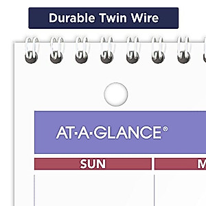 AT-A-GLANCE 2022-2023 Wall & Desk Calendar, Monthly Academic, 11" x 8", Small (SK1616)