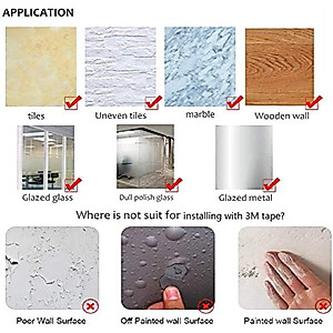 JIALTO Adhesive Stainless Steel Nails , Non-Trace Stick Wall Hook , Transparent , Pack of 6 Screw Nails