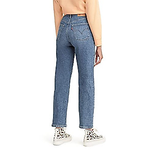 Levi's Women's Ribcage Straight Ankle Jeans, Summer Slide-Light Indigo, 29