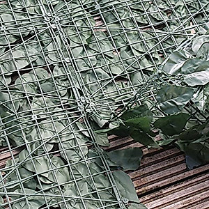 True Products S1011D Artificial Screening Ivy Leaf Hedge Panels On Roll Privacy Garden Fence 1m x 3m high Long, Green, 4 kg