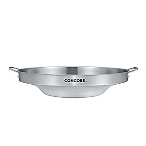 Concord 30" Powder Coated Steel Comal Stand with Stainless Steel Comal and Roadster Single Propane Burner. Great for Discada, Tacos, Street Vendor, Etc.…
