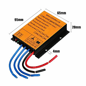 FLTXNY POWER Wind Turbine Charge Controller 300W 400W 600W Wind Turbine Generator Controller IP67 Waterproof 12V/24V Automatic