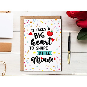 Teacher Appreciation Card - Greetings Card - Teacher Thank You Card - Teacher Appreciation Gift - Teacher Birthday Greeting Card.