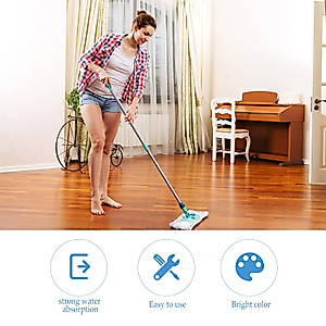 Baluue 4pcs Mop Cloth Mop Pads Replacement Mop Head Floor Cleaner Mop Cleaning Mop Sweeper Replacement Head Mop Replacement Head Replacement Mop Pad Accessory Mop Accessory Replaceable