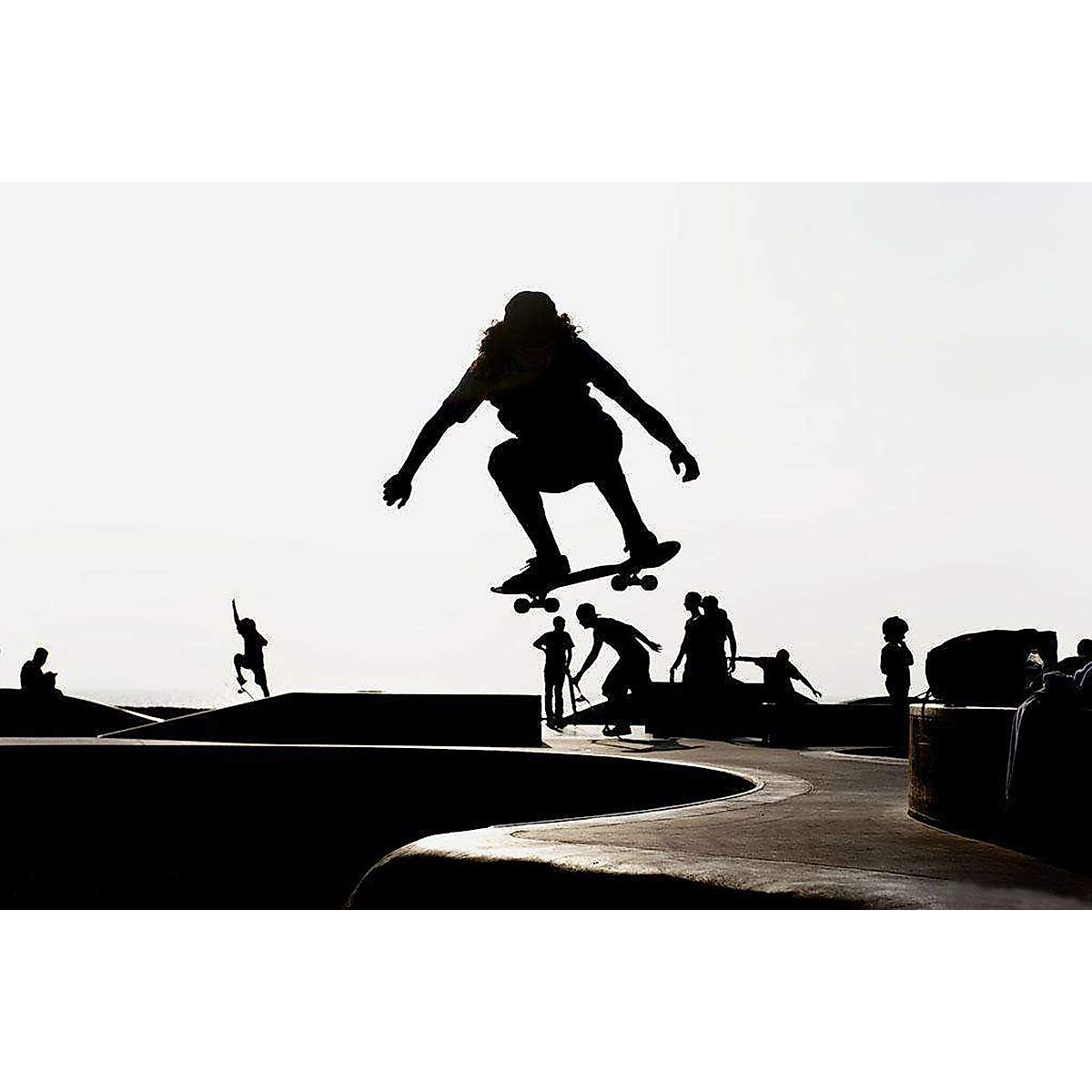 Dreambeauty 31 inch Pro Skateboard Complete,7 Layer Maple Wood Double Kick Concave Skateboards, Tricks Skateboards for Teens, Beginners, Girls, Boys, Kids, Adults (Pray)