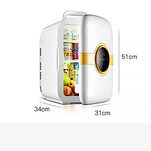 YAARN Small Fridge for Bedroom Mini Refrigerator Mini Refrigerator Household Small Single