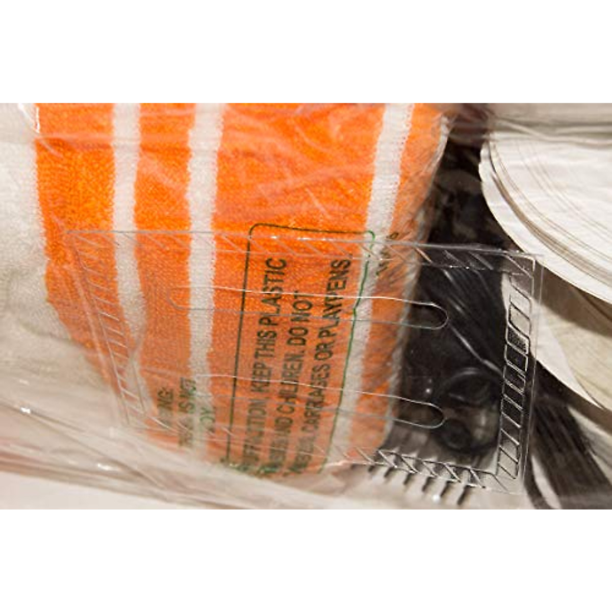 Clear Vinyl Zippered Storage Bags 24 x 20 x 11 Inch Set of 5