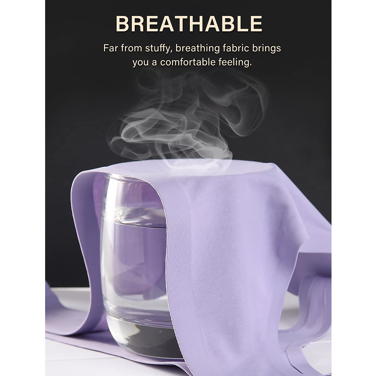 Sunm Boutique 6 Pack Seamless Thongs for Women No Show Thongs Nylon Stretch Thong Panties Underwear XS-XXL