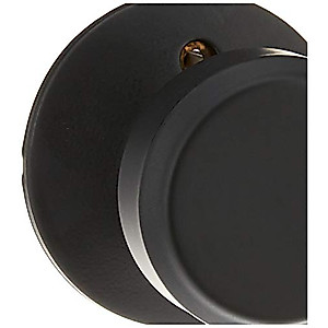 Schlage Lock KNOB Passage Bowery MAT Black F10BOW622