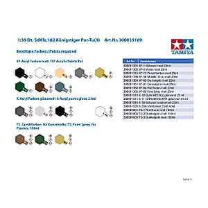 Tamiya Models King Tiger (Porsche Turret)