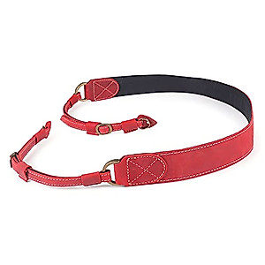 MegaGear SLR, DSLR Sierra Series Genuine Leather Camera Shoulder or Neck Strap