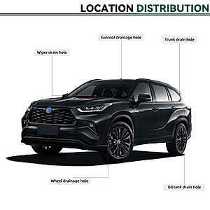 NTNEV Auto Sunroof Drain Cleaning Tool, Cleaning Brush Hose Pipe Brush, 118INCH Drain Brush Long Pipe Cleaners for Car, Tube Cleaning Brush Slim Drain Dredging Tool for car and Fridge