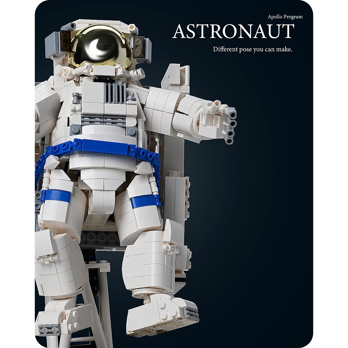 Nifeliz Home Universe Exploring Space Astronaut Building Block Kit, Educational DIY Spaceman Building Block Assembly Construction Toy, Gift for Adults and Teens, New 2023 (1515 pcs)