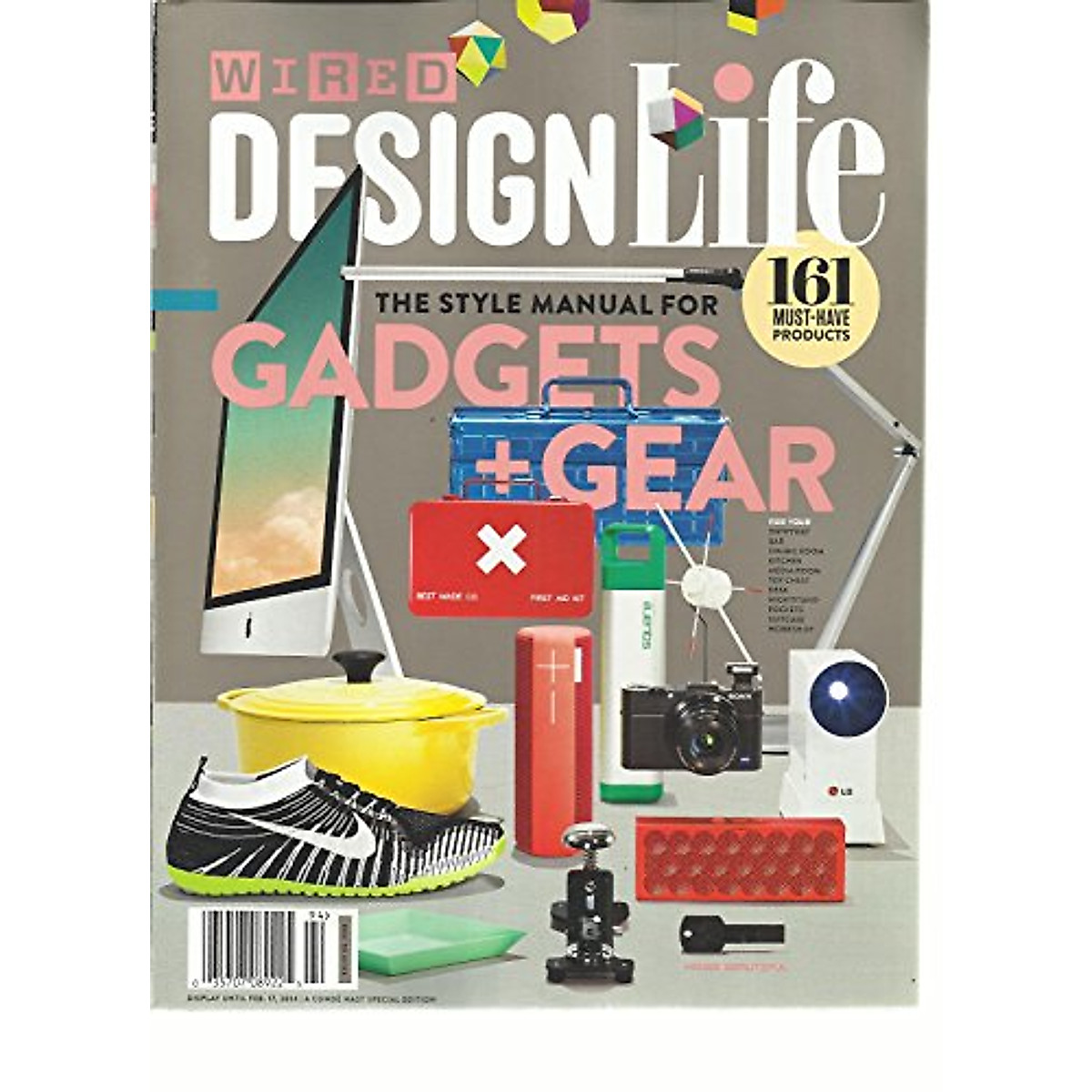 WIRED, DESIGN LIFE THE STYLE MANUAL FOR GADGETS + GEAR, SPECIAL EDITION 2014