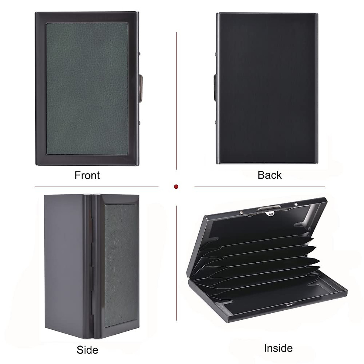 EASTNIGHTS Rfid Credit Card Holder Slim Metal Card Wallet Business Card holders Small Card Case for Men Women