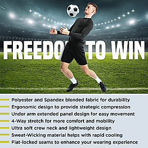 RDX Rash Guard BJJ, Compression Base Layer Top Quick Cool Dry Wetsuit Swimming Vest Men, Surfing MMA Running Cycling Training