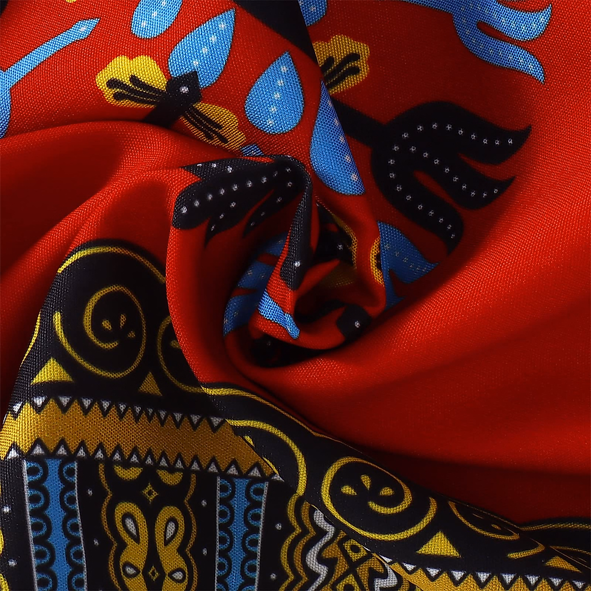 Kids Toddler Girls African Dress Dashiki Ankara Outfit Sleeveless Sling Smocked Dress Boho Baby Girl Clothes (5-6X, red)