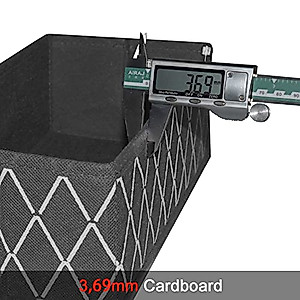 VERONLY Dresser Drawer Organizers for Clothing - Fabric Closet Organizers and Storage for Baby Clothes,Bra,Socks,Underwear,Closet,6pcs Pack, Gray