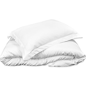 Mezzati Luxury Duvet Cover 3 Piece Set – Soft and Comfortable 1800 Prestige Collection – Brushed Microfiber Bedding (White, King Size)