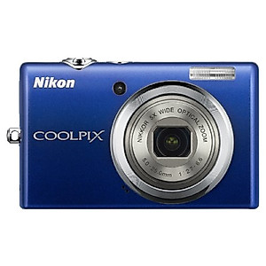 Nikon Coolpix S570 12MP Digital Camera with 5x Wide Angle Electronic Vibration Reduction (VR) Zoom and 2.7-Inch LCD (Blue)