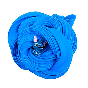 Blue Butter Slime, Girls and Boys Scented Slime Stress Relief Toy, Super Soft and Non-Sticky, for Party Favors, Birthday Gifts, School Education(7oz 200ml)