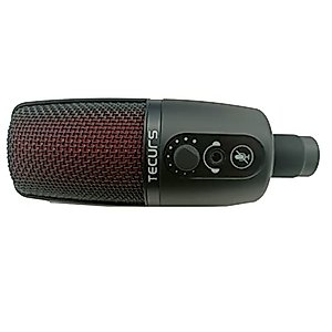 TECURS USB Microphone Condenser, PC Microphone Kit for Computer, Streaming Mic with Adjustable Boom Arm, Gaming,Microphone for Podcast, Twitch, YouTube, PS4, PS5