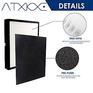 ATXKXE HEPA Filter and Pre Filter Compatible with Idylis D Replacement AC-2118 AC-2123 IAP-10-280, Model # IAF-H-100D, 1 HEPA Filter + 2 Carbon Filter