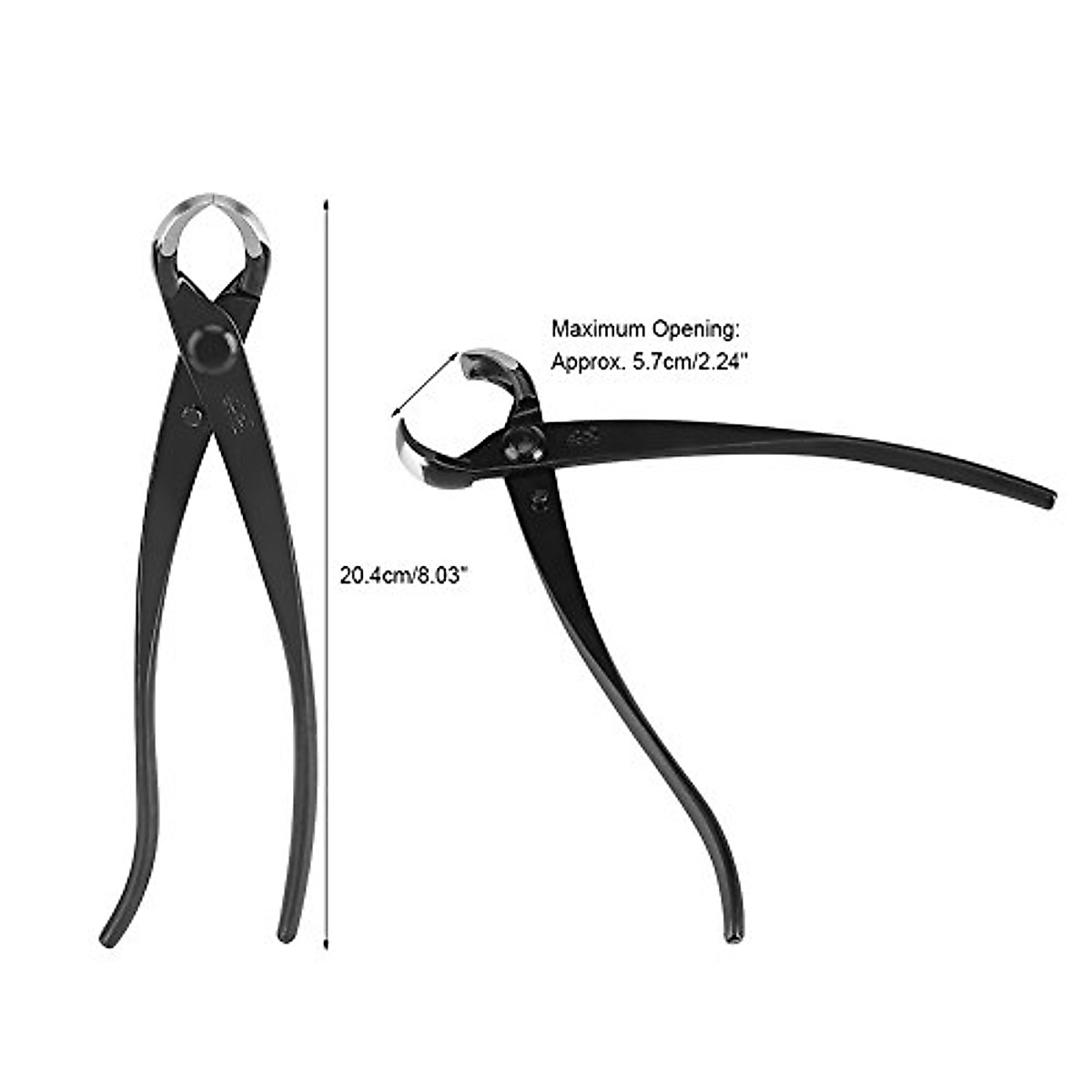 GLOGLOW 204mm 8inch Knob Branch Cutter, Garden Fruit Tree Hollow Concave Cutter Tool with Round Gardening Bonsai Tools Scissors