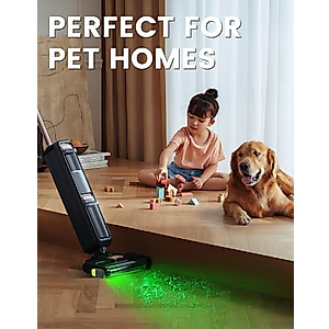 Green Vacuum Light Show All Dust Compatible with Dyson Shark Bissell, Vacuum Cleaner Light Attachment Display All Dust & Detect Cat Dog Hair, Upgrade Universal Accessories (USB-C Rechargeable)