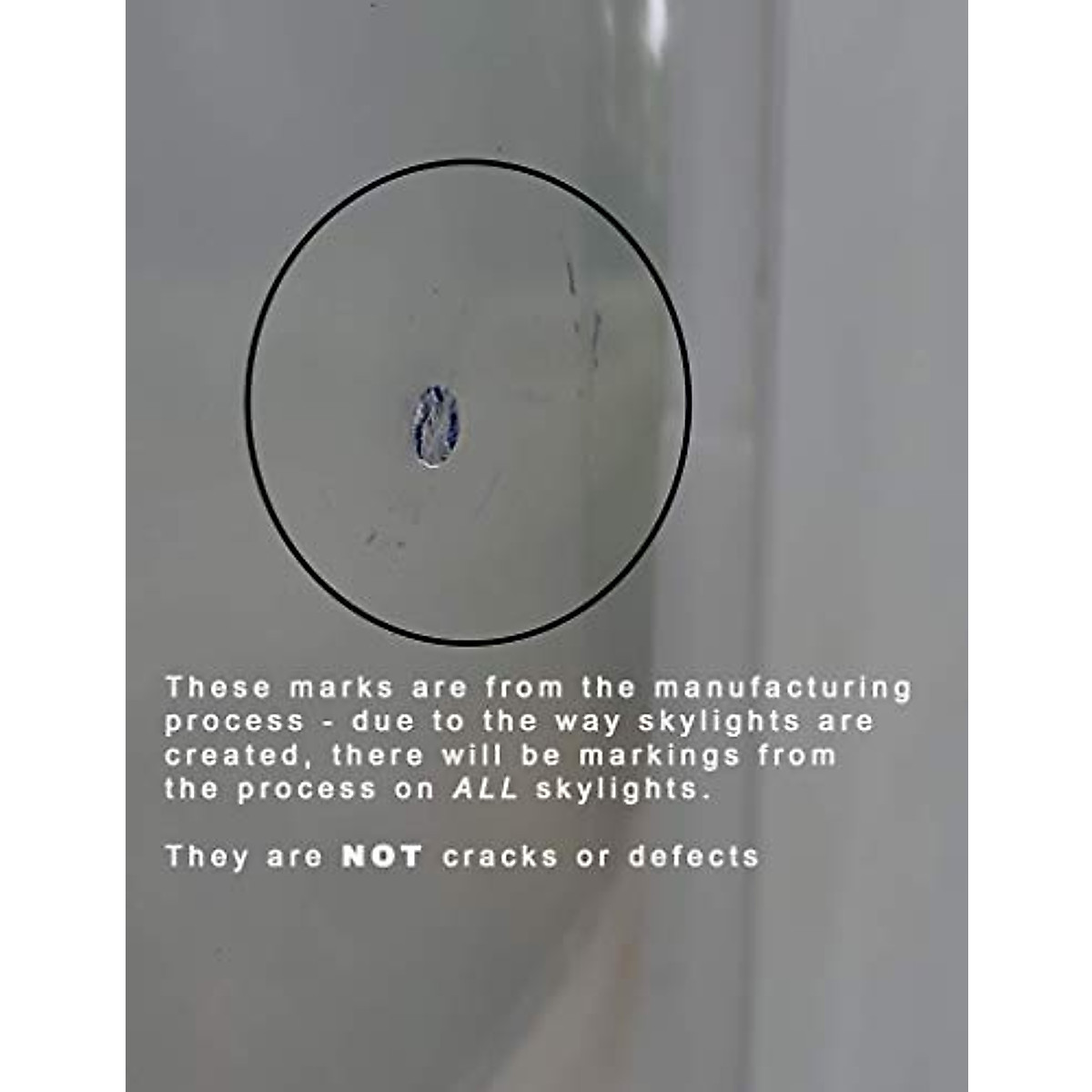 Class A Customs | RV Camper Trailer Clear Skylight 18 x 26 OD / 14 x 22 ID - Includes Putty and Screws | CESL-100-PS