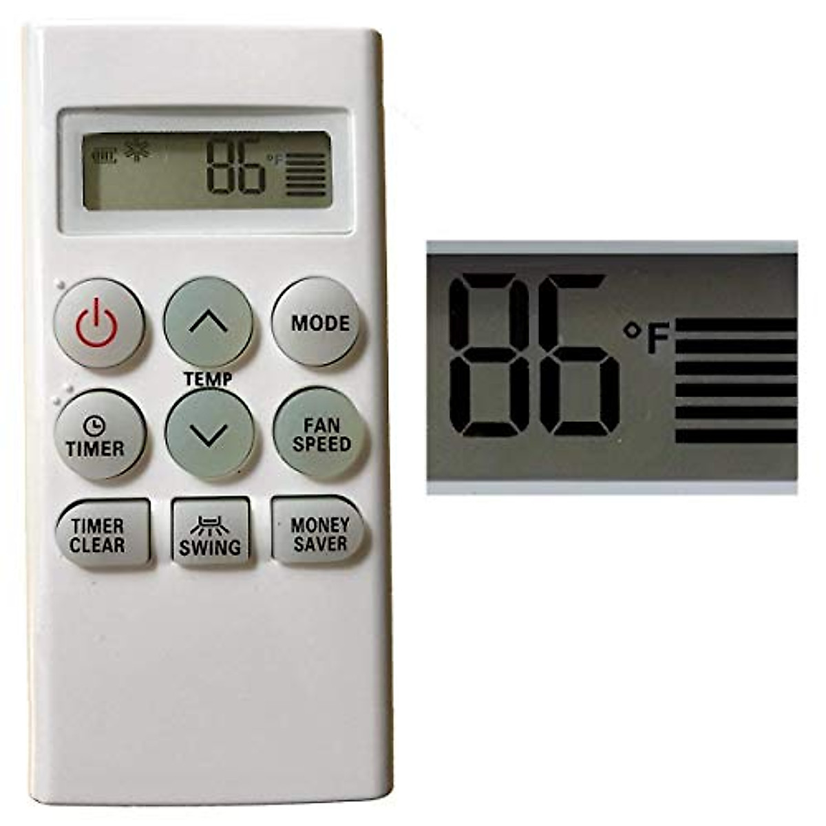 Replacement Friedrich Air Conditioner Remote Control AKB73756218 AKB73756215 AKB73756214 AKB73756213 Work for CP05G10A CP05G10B CP12G10B CP15G10A CP15G30A CP24G30B EP08G11A EP08G11B EP12G33A EP12G33B