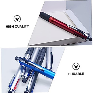 NUOBESTY 8 Pcs 1 Set Multifunction Stylus Phone Touch Pen Touch Stylus Pen Stationery Phone Stylus Smart Phone Stylus Pen Pilot Fountain Pen Portable Meeting Pens Ball Pens with Stylus Flat