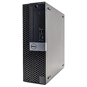 Dell 7050 Optiplex Optiplex Desktop Computer PC, Intel Quad-Core i5, 500GB SSD Storage, 16GB DDR4 RAM, Windows 10 Pro, DVD, WiFi, 24in Monitor, Wireless Keyboard and Mouse (Renewed)