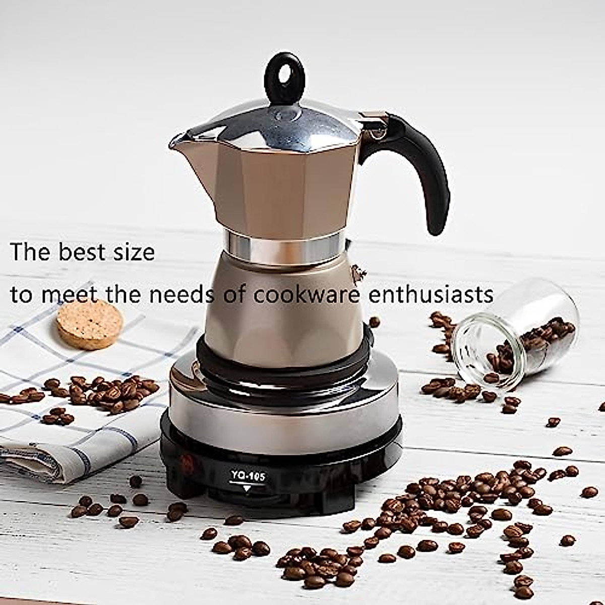 OIHYA 500w Small Hot Plate，Multi-function Mini Portable Electric Stove Hot Burner For Home Kitchen Cooking 110v