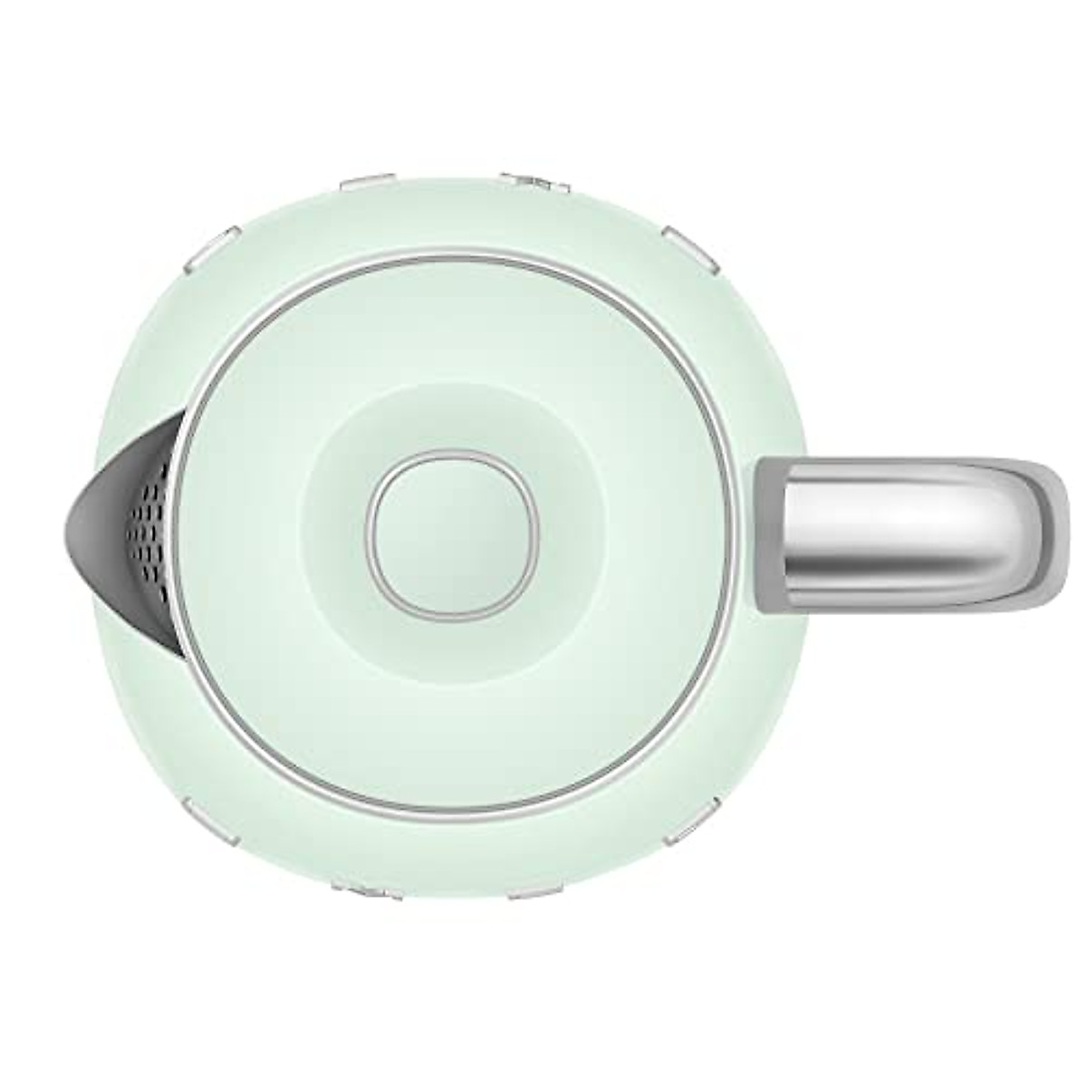 SMEG Mini 50's Retro Style 3 Cup Electric Kettle with Double Wall Anti Slip Base and Water Level Indicator (Pastel Green)