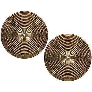 Meinl Cymbals Byzance 13" Dark Spectrum Hihats, Pair — Made in Turkey — Hand Hammered B20 Bronze, 2-Year Warranty, B13SH