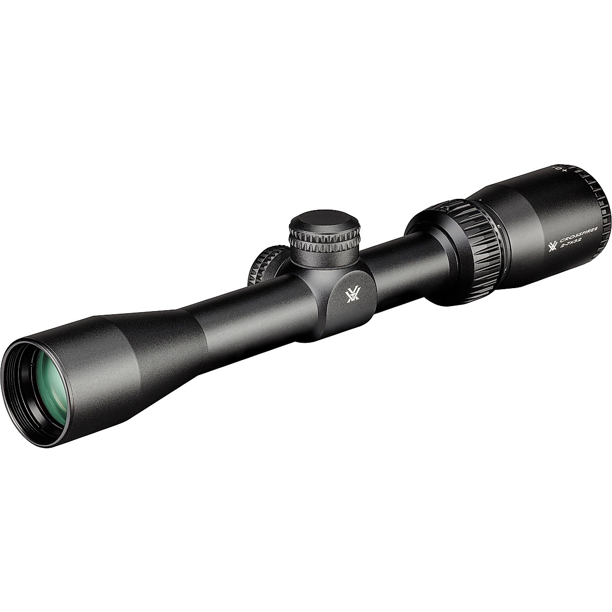 Vortex Optics Crossfire II 2-7x32 Rimfire, Second Focal Plane, 1-inch Tube Riflescope - V-Plex Reticle