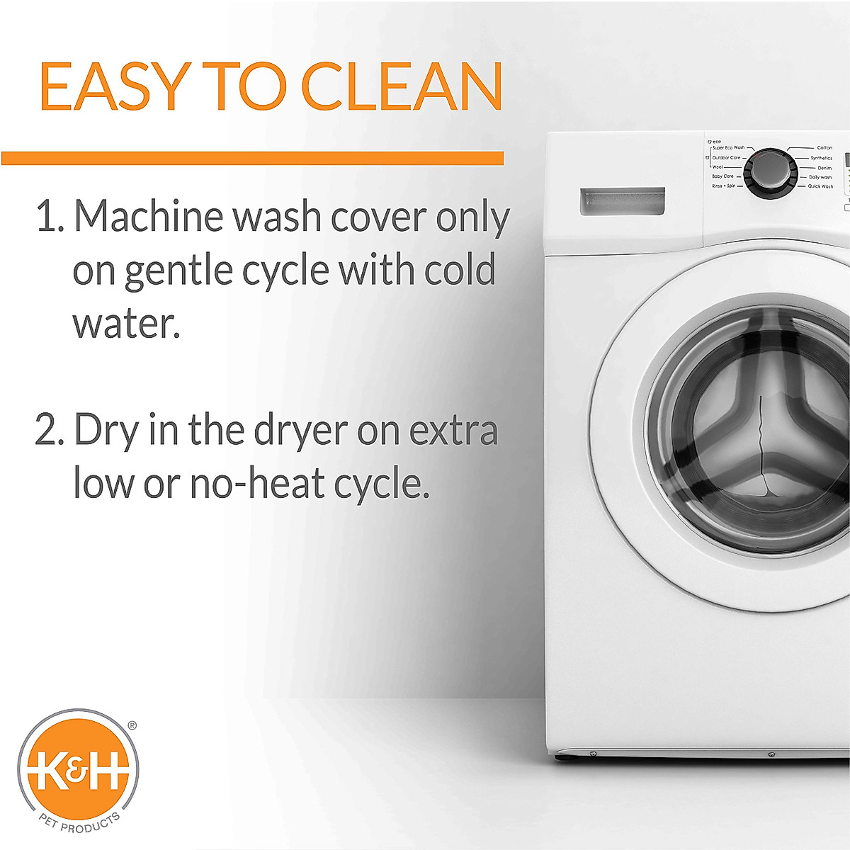 K&H Pet Products Elevated Cozy Cot Classy Gray Large 30 Inches