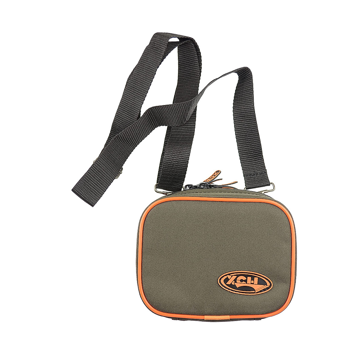 XCH Fishing Tackle Storage and Carrying Pouch, Padded Shoulder Strap, Durable Waterproof Material