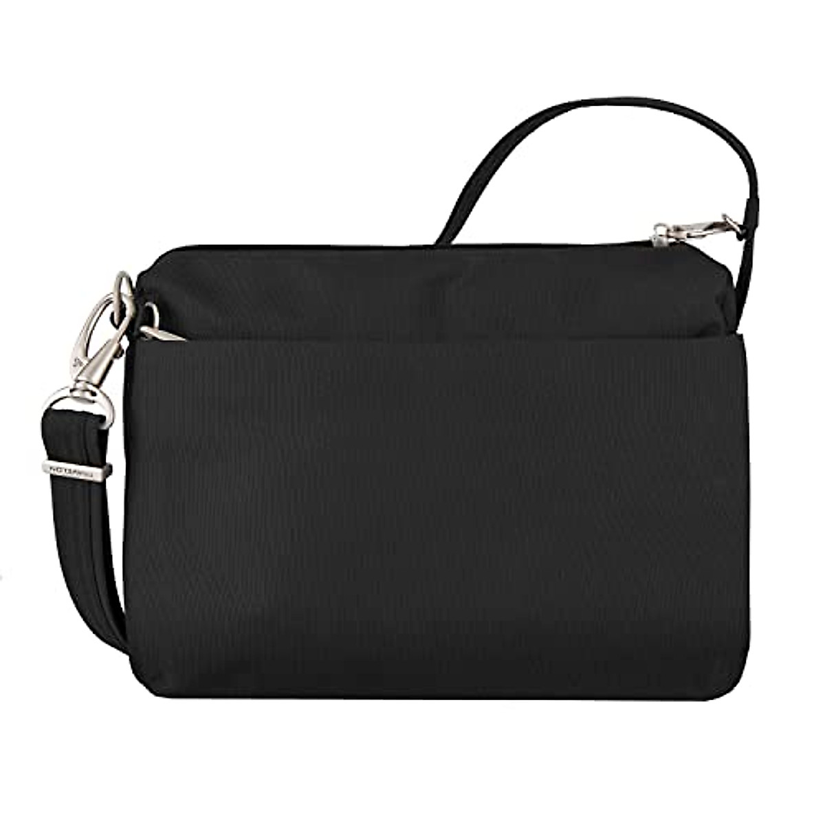 Travelon Anti-Theft-Class Small East/West Crossbody Bag, Black, 10.5 x 8 x 2.5