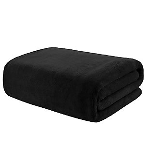 KAERM Luxury Microfiber Bath Towel Oversized Fitness Travel Camping Towel Super Absorbent Swimming Towel (36inch×72inch, Black)