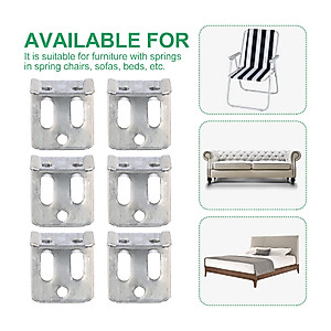 Angoily 100pcs Sofa Spring Accessories Furniture Rubber Sofa Cover