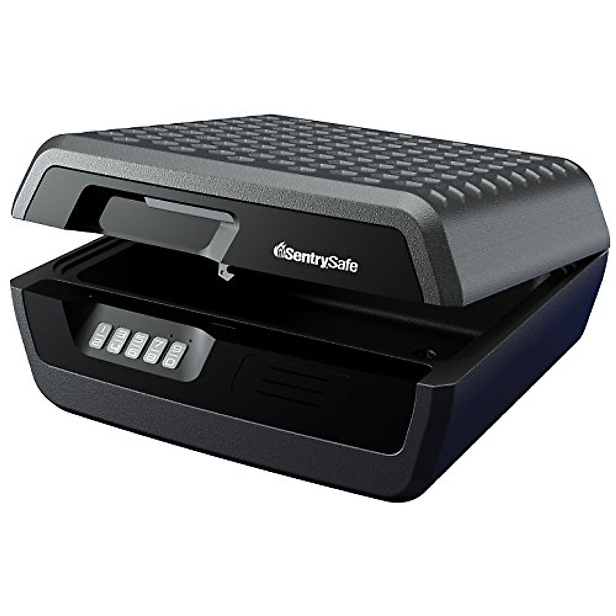 SentrySafe Fireproof and Waterproof Lock Box with Digital Keypad Lock, Shelf Safe for Documents, Jewelry, 0.36 Cubic Feet, 7.6 x 16.5 x 14.8 Inches, CHW30300