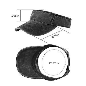 4 Pieces Sun Visor Sun Sports Adjustable Visor Sport Wear Athletic Visor Golf Hat for Men Women(Black, Wine Red, Dark Green, Blue)