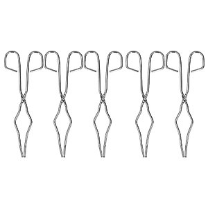 5Pcs Crucible Tongs, Stainless Steel Clamp Pliers Holder Casting Tool Lab Tongs Professional Grade for Metal Casting Gold Melting for Laboratory Industry
